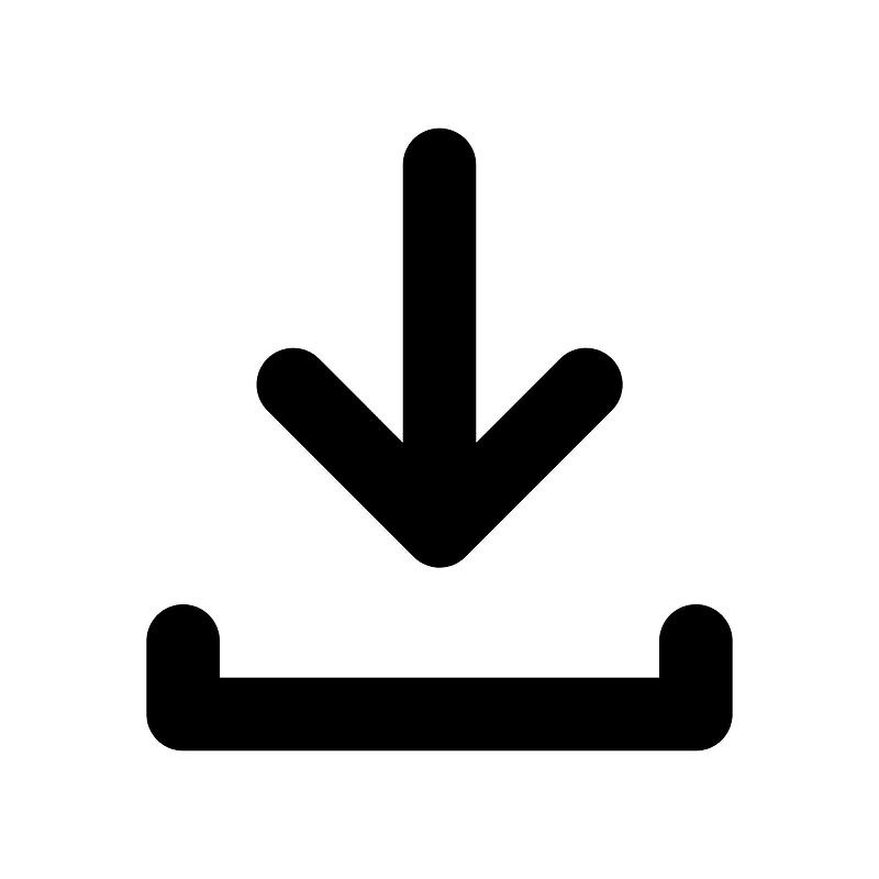 Download icon. Free download transparent .PNG | Creazilla