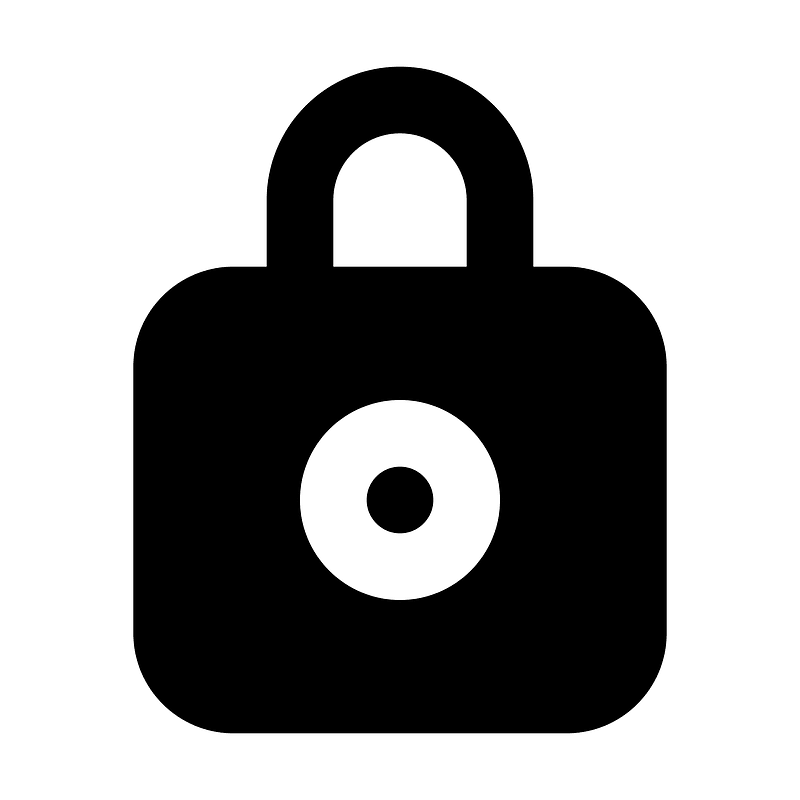 Lock icon. Free download transparent .PNG | Creazilla