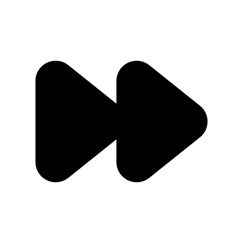 Rewind-right icon. Free download transparent .PNG | Creazilla