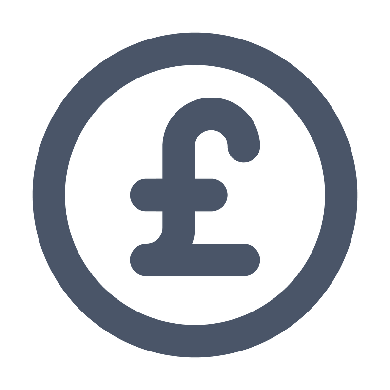 Currency-pound icon. Free download transparent .PNG | Creazilla
