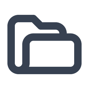 Folder-open icon. Free download transparent .PNG | Creazilla