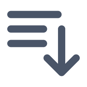 Sort-clock-descending icon. Free download transparent .PNG | Creazilla