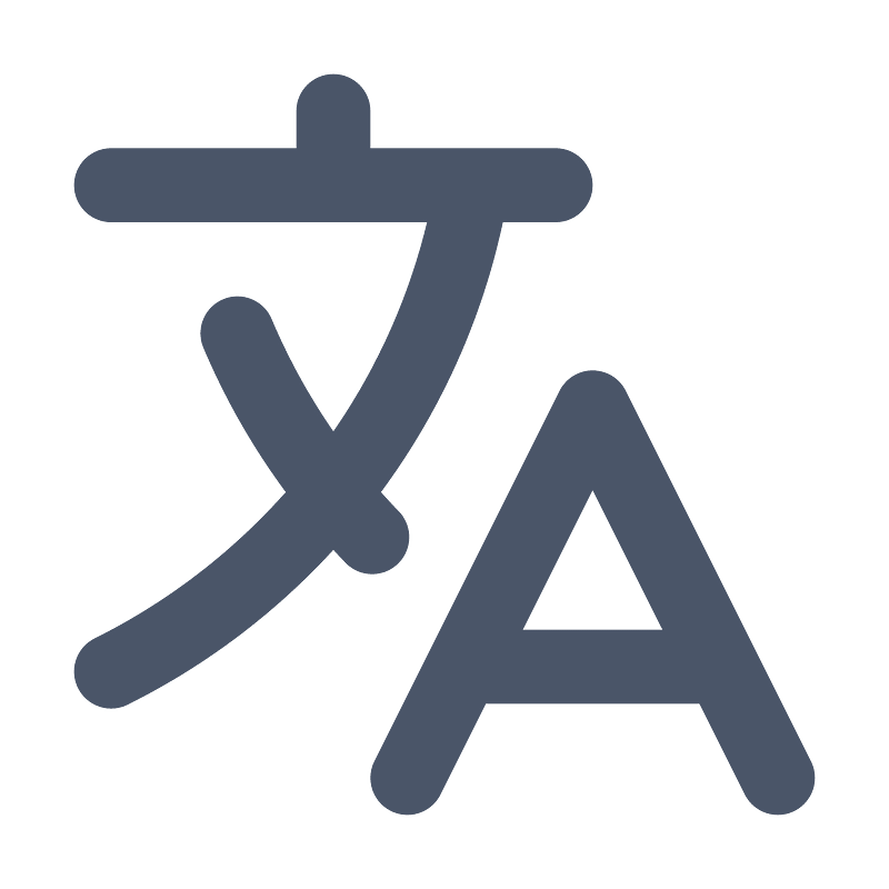 Translate icon. Free download transparent .PNG | Creazilla