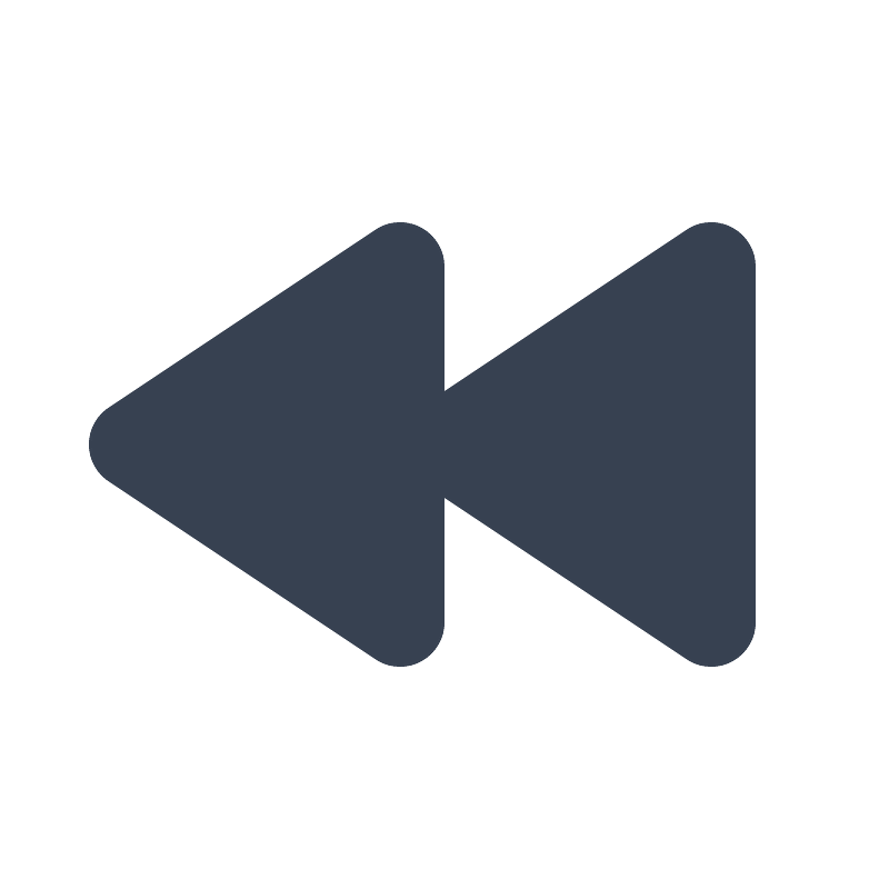 Rewind icon. Free download transparent .PNG | Creazilla