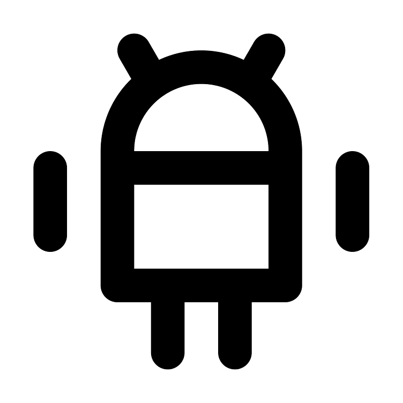 Android-alt icon. Free download transparent .PNG | Creazilla