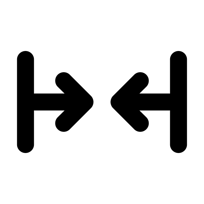 Arrows-merge icon. Free download transparent .PNG | Creazilla