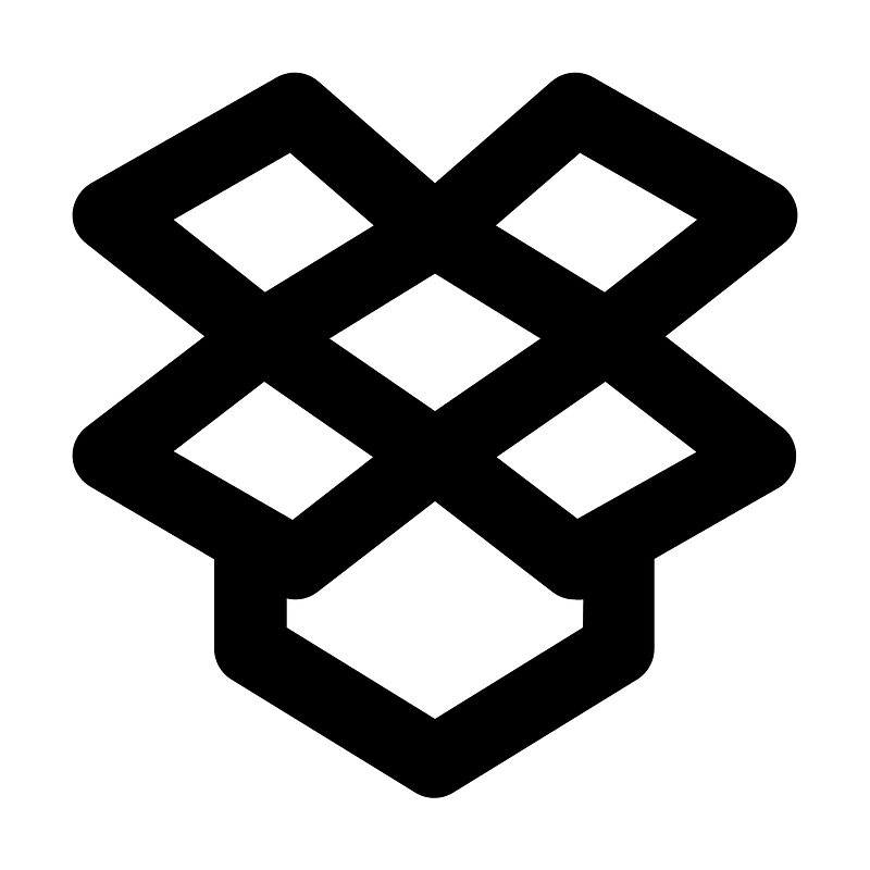 Dropbox icon. Free download transparent .PNG | Creazilla