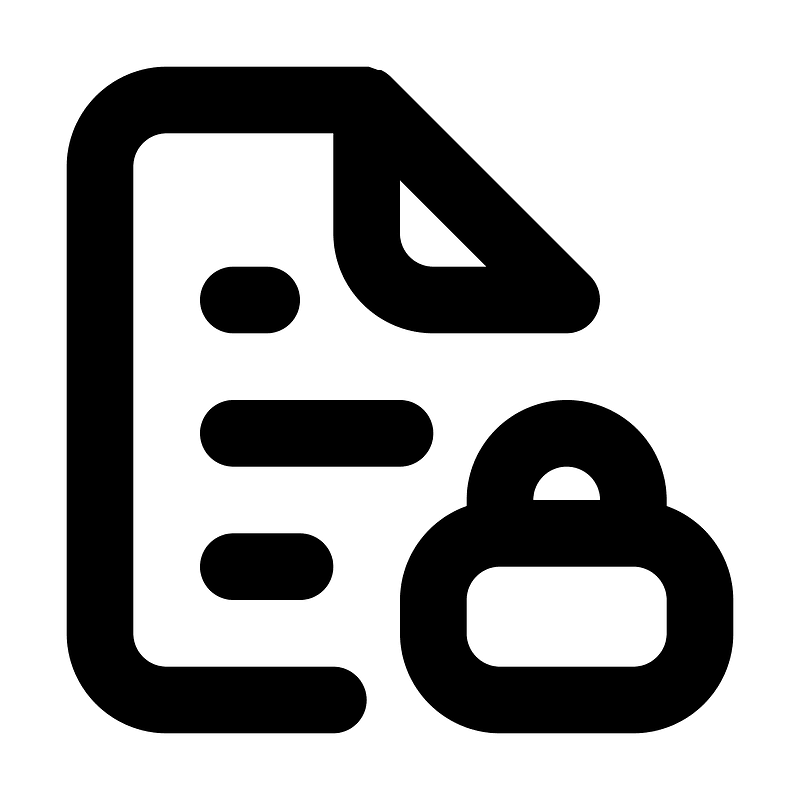 File-lock-alt icon. Free download transparent .PNG | Creazilla