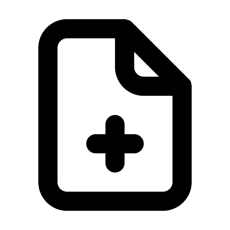 File-plus icon. Free download transparent .PNG | Creazilla