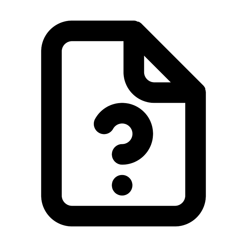 File-question icon. Free download transparent .PNG | Creazilla