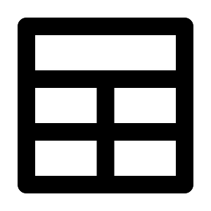 Grid icon. Free download transparent .PNG | Creazilla