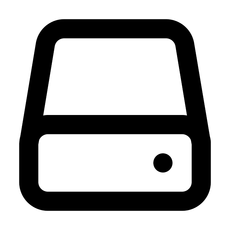 Hdd icon. Free download transparent .PNG | Creazilla