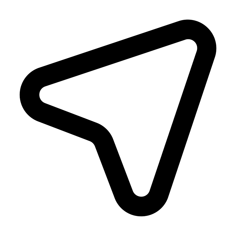 Location-arrow icon. Free download transparent .PNG | Creazilla