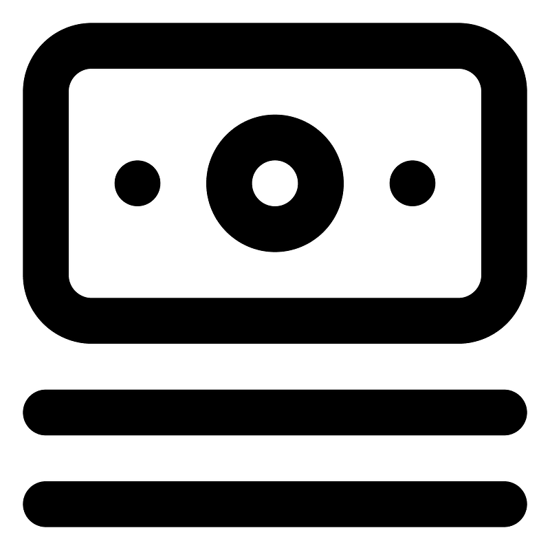 Money-stack icon. Free download transparent .PNG | Creazilla