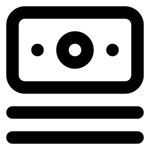 Money-stack icon. Free download transparent .PNG | Creazilla