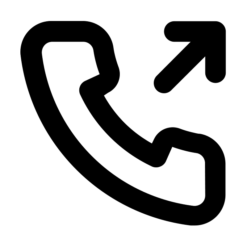 Outgoing-call icon. Free download transparent .PNG | Creazilla