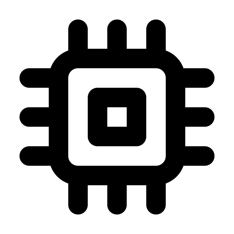 Processor icon. Free download transparent .PNG | Creazilla