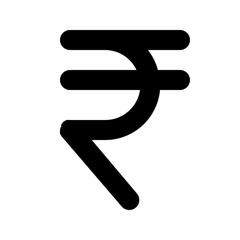Rupee-sign icon. Free download transparent .PNG | Creazilla
