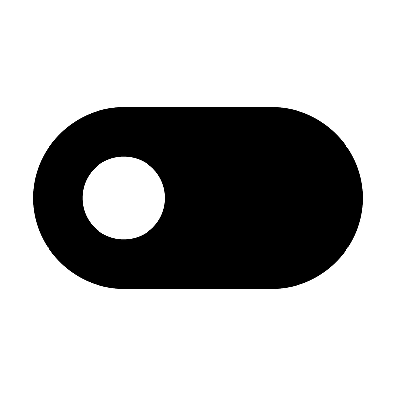 Toggle-off icon. Free download transparent .PNG | Creazilla