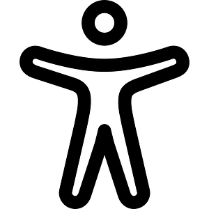 Accessibility icon. Free download transparent .PNG | Creazilla
