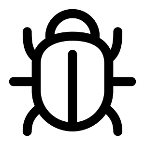 Bug icon. Free download transparent .PNG | Creazilla