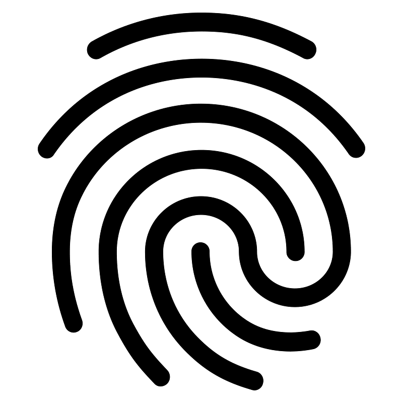 Finger-print - Free vector icons on creazilla.com