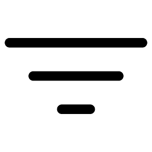 Filter icon. Free download transparent .PNG | Creazilla