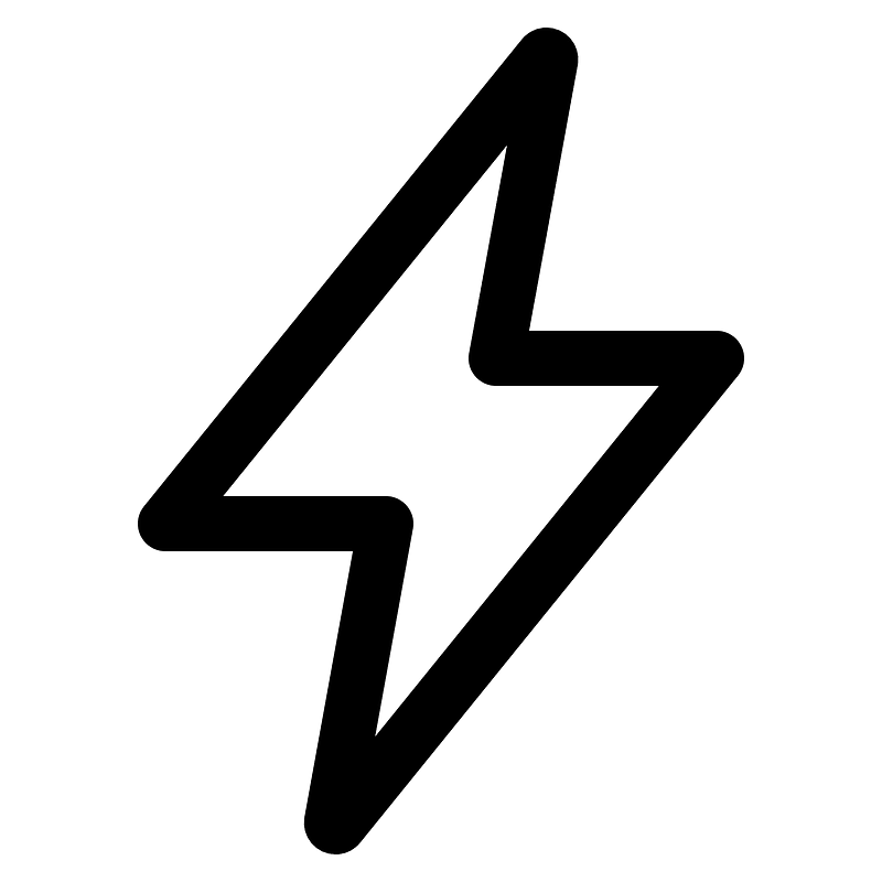 Flash icon. Free download transparent .PNG | Creazilla