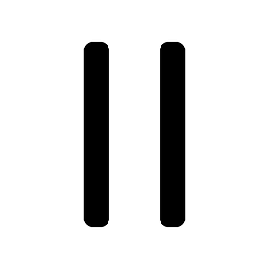 Pause icon. Free download transparent .PNG | Creazilla