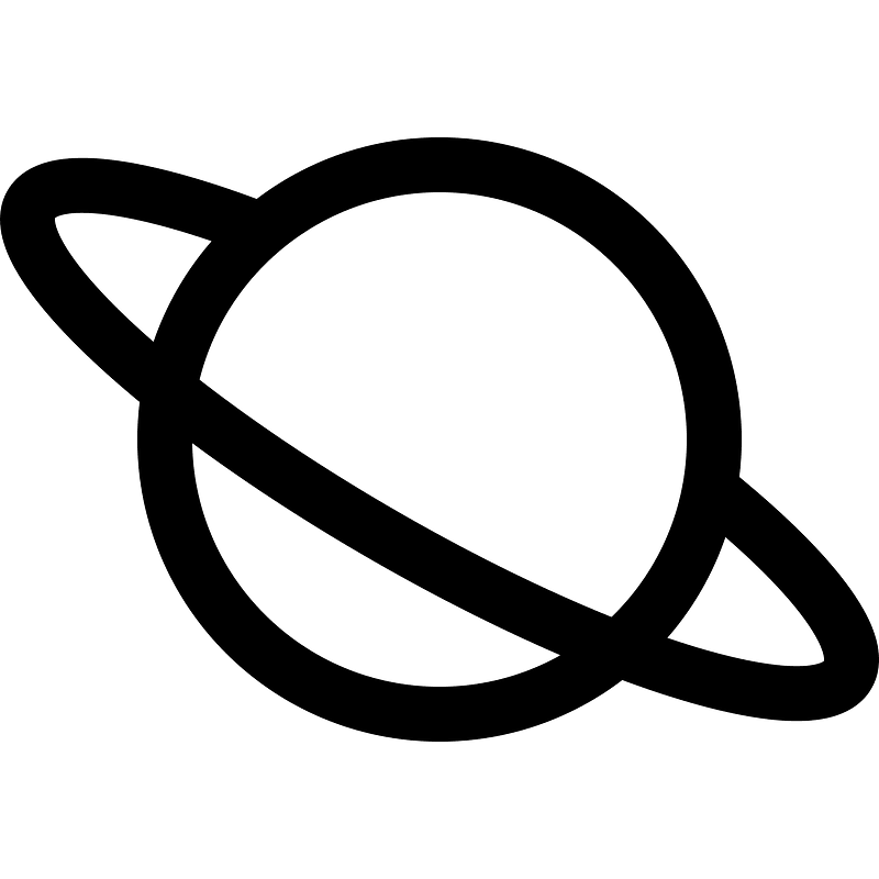 Planet icon. Free download transparent .PNG | Creazilla