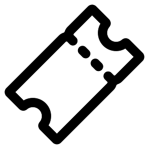 Ticket icon. Free download transparent .PNG | Creazilla