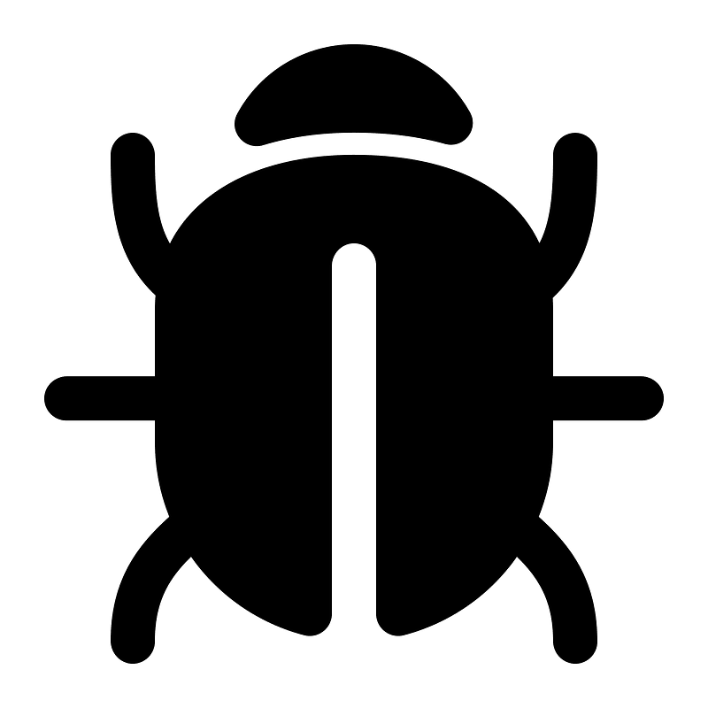 Bug icon. Free download transparent .PNG | Creazilla