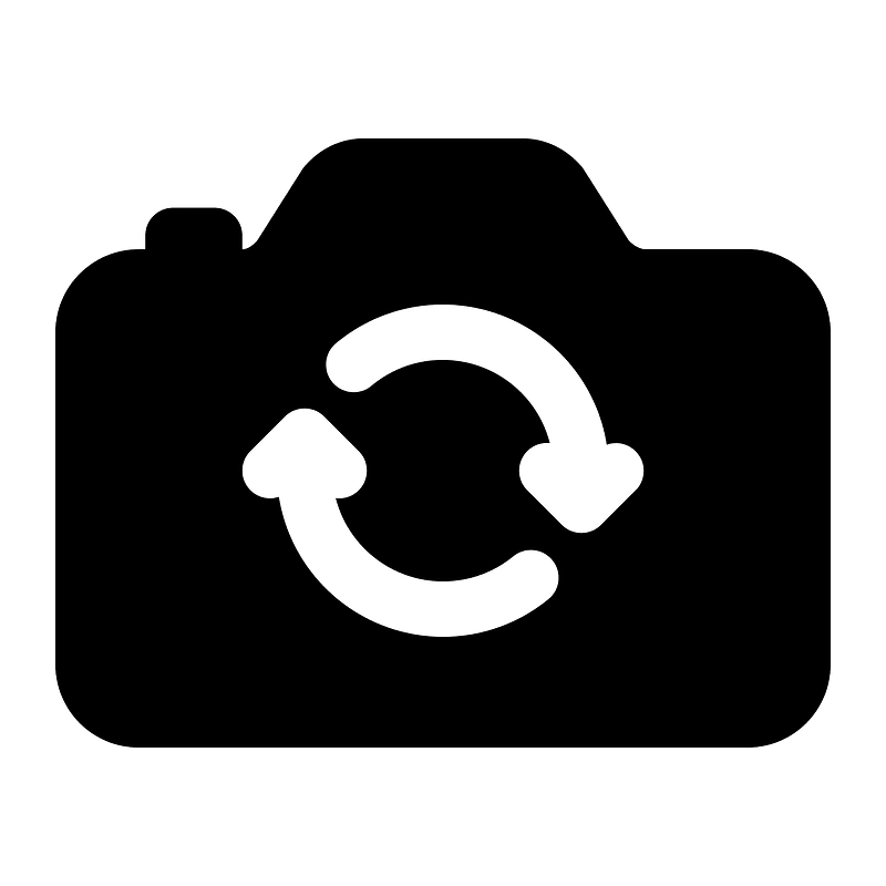 Camera-reverse icon. Free download transparent .PNG | Creazilla
