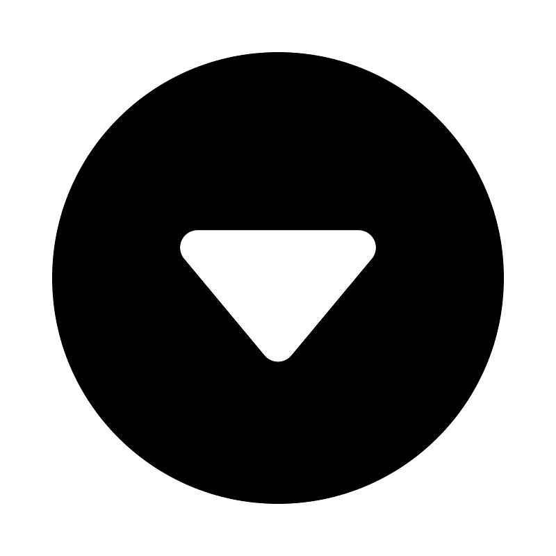 Caret-down-circle - Free vector icons on creazilla.com