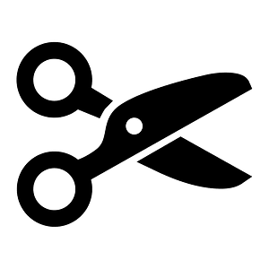 Cut icon. Free download transparent .PNG | Creazilla