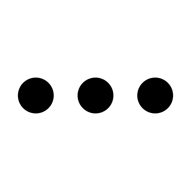 Ellipsis-horizontal icon. Free download transparent .PNG | Creazilla