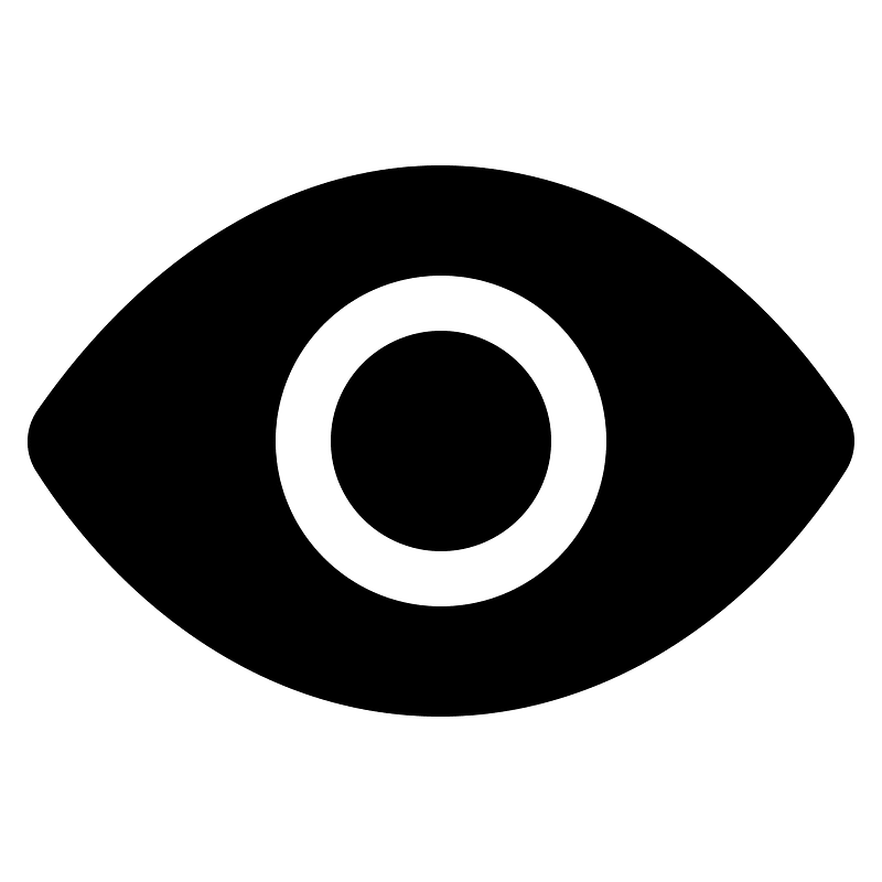 Eye icon. Free download transparent .PNG | Creazilla