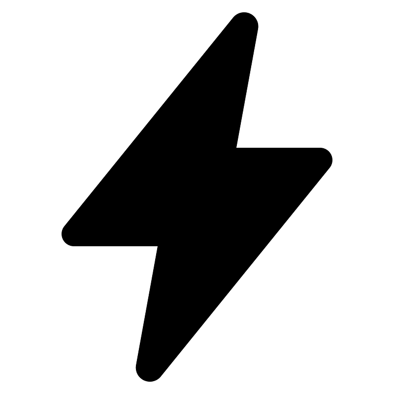 Flash icon. Free download transparent .PNG | Creazilla