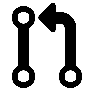 Git-pull-request icon. Free download transparent .PNG | Creazilla