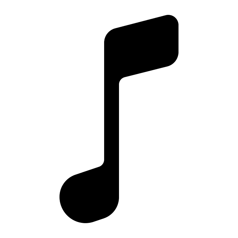Musical-note icon. Free download transparent .PNG | Creazilla