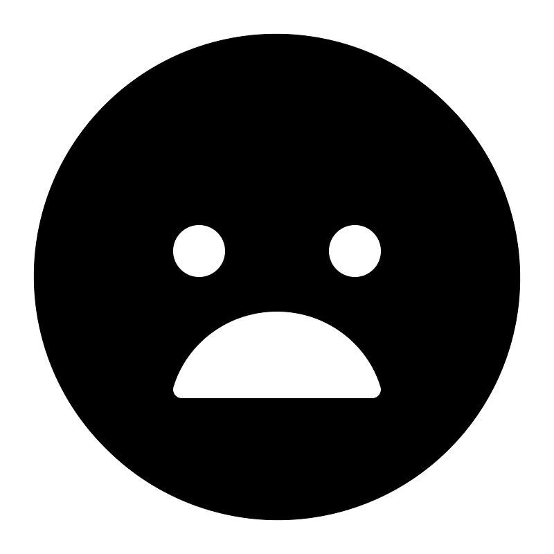 Sad icon. Free download transparent .PNG | Creazilla