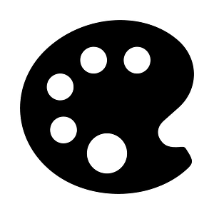 Color-palette-line icon. Free download transparent .PNG | Creazilla