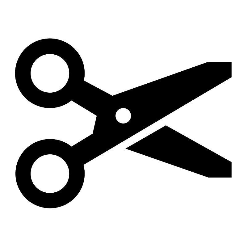 Cut icon. Free download transparent .PNG | Creazilla