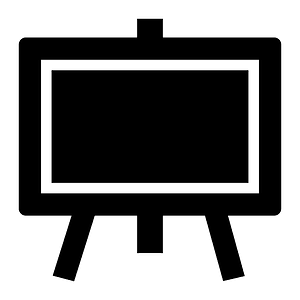 Easel icon. Free download transparent .PNG | Creazilla