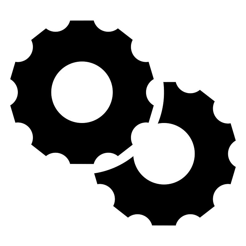 Cogs - Free vector icons on creazilla.com