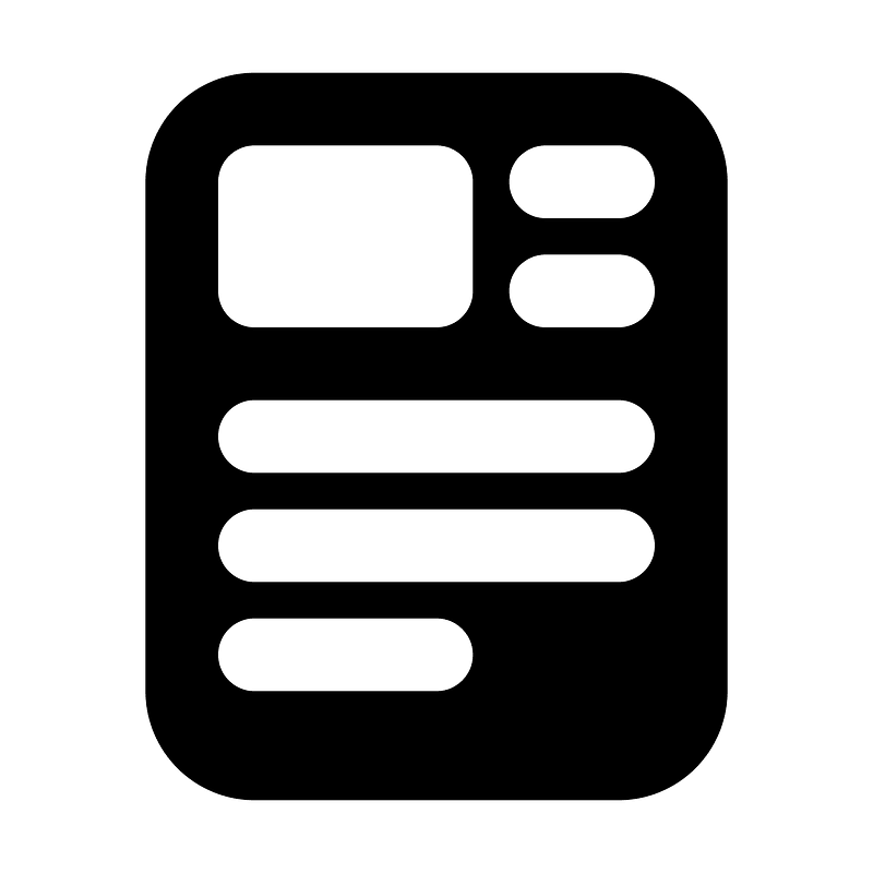 Newspaper icon. Free download transparent .PNG | Creazilla