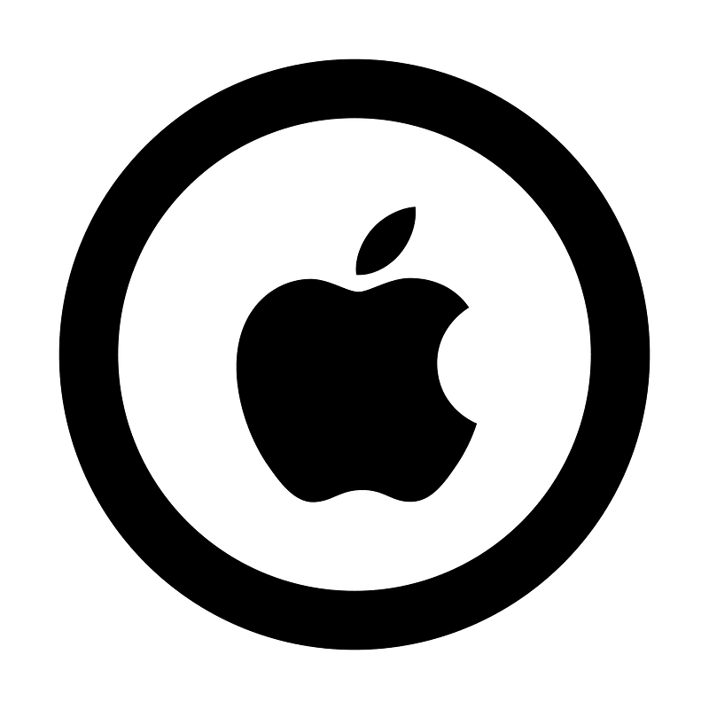 Apple-circle icon. Free download transparent .PNG | Creazilla