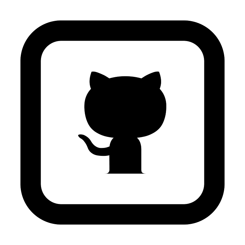 Github-square icon. Free download transparent .PNG | Creazilla