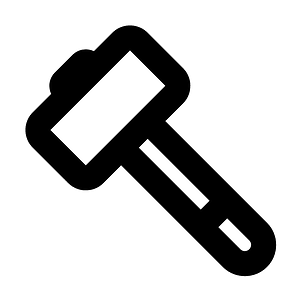 Hammer icon. Free download transparent .PNG | Creazilla