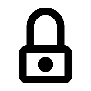 Padlock icon. Free download transparent .PNG | Creazilla